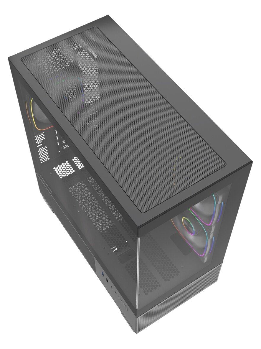 Корпус Powercase Vision Micro S3B, черный (CVMMSB-A3) — фото 1