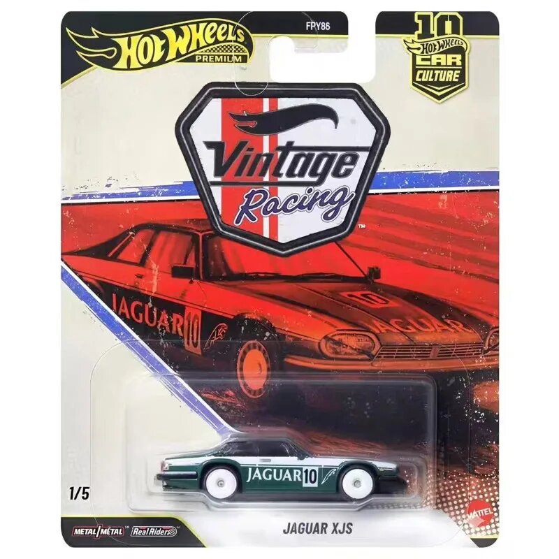Hot Wheels Premium FPY86-T Series коллекционная модель Jaguar XJS Porsche Corvette 01-Jaguar XJS