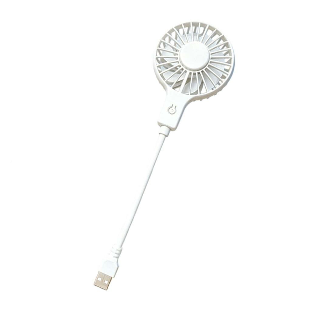 USB-вентилятор настольный, 3 режима, гибкая ножка, Белый