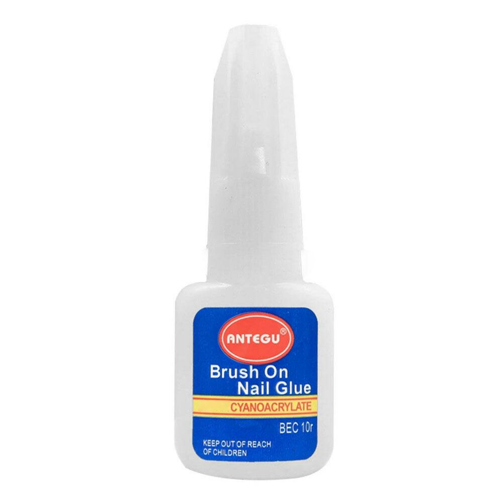 Моментальный клей для ногтей 10 г, не требует сушки в лампе, типс и страз
