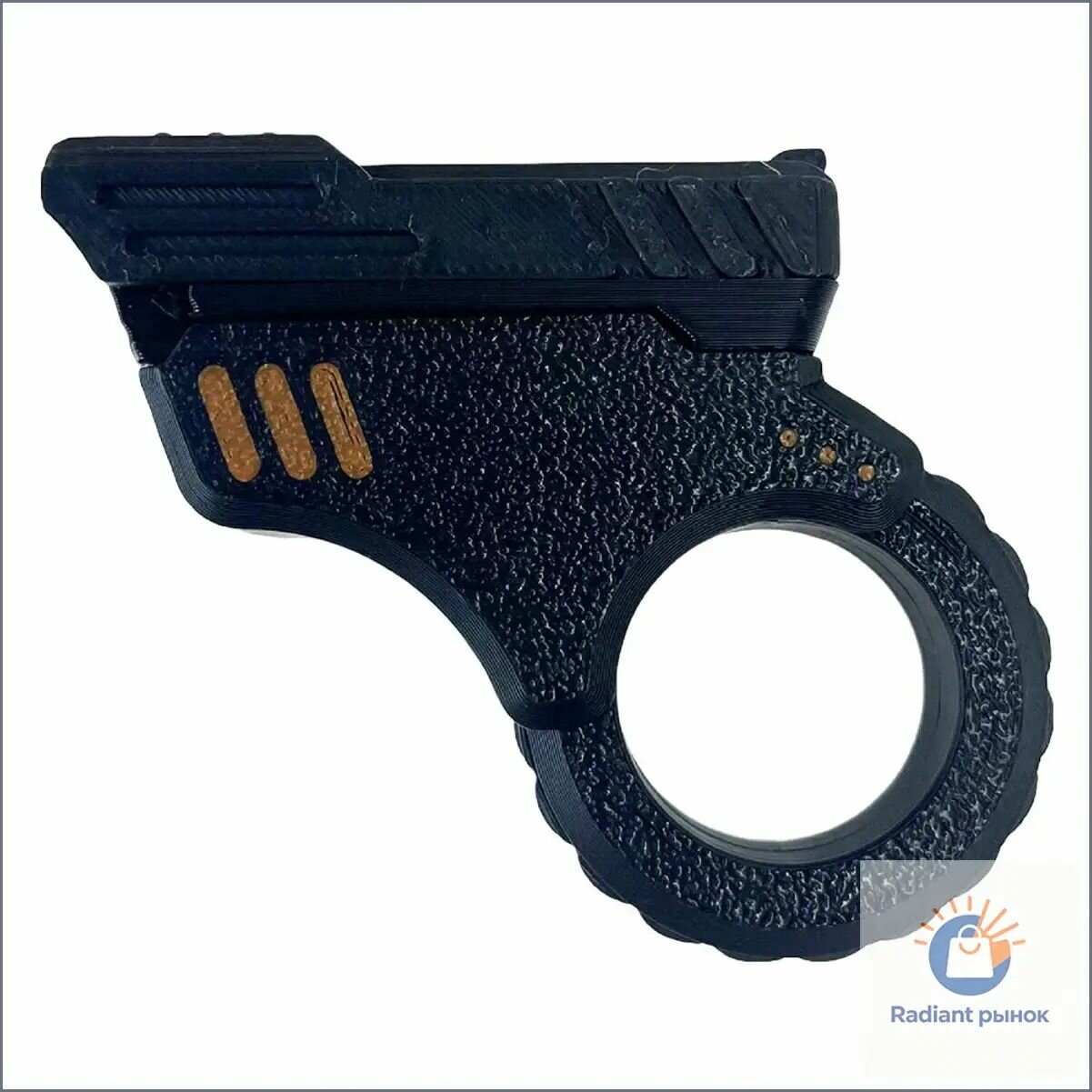 3D-печать игрушка-антистресс в виде револьвера M1911 с вращающимся барабаном и магнитом