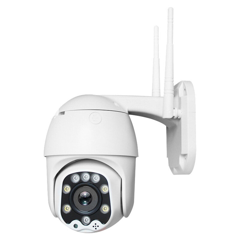 360-градусная беспроводная WiFi пан-тилт камера для домашней безопасности с удаленными двусторонними аудио-звонками