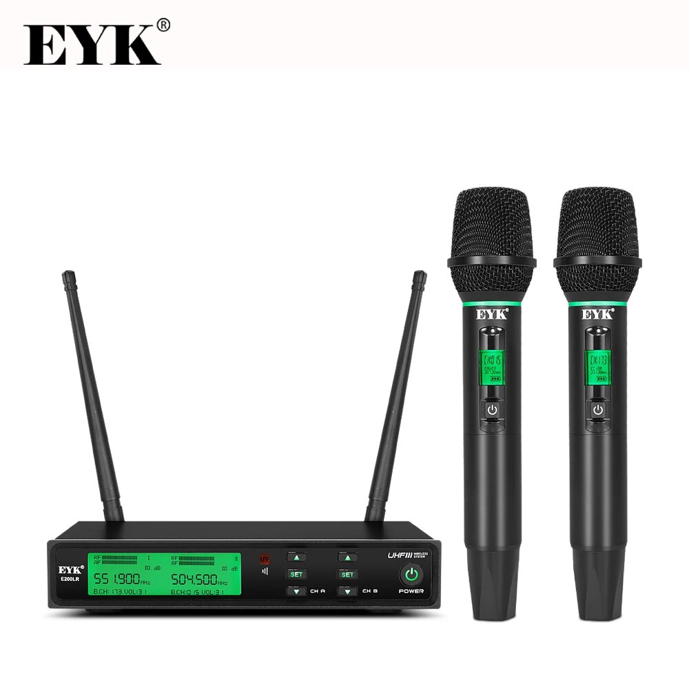 Беспроводной микрофон EYK E200LR для караоке