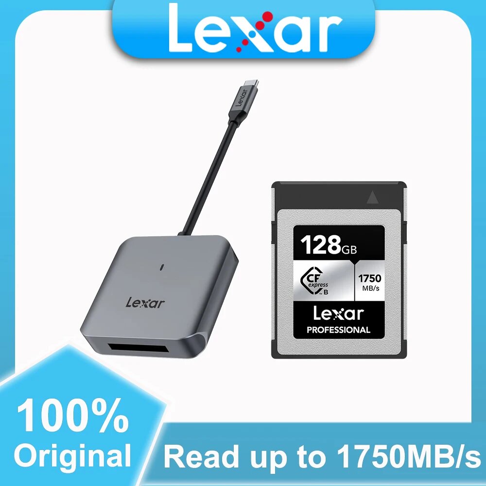 Lexar CFexpress Type B 512GB + Card Reader — фото 1