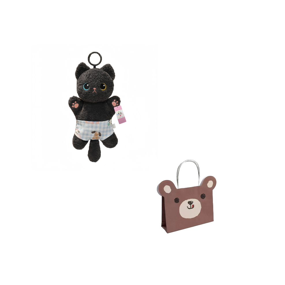 YUOU Stress Relief Bean Bag Pants Kitten Collection Уютные Плюшевые Кошки Мягкие Брелоки-Игрушки 20 см Длина Тела