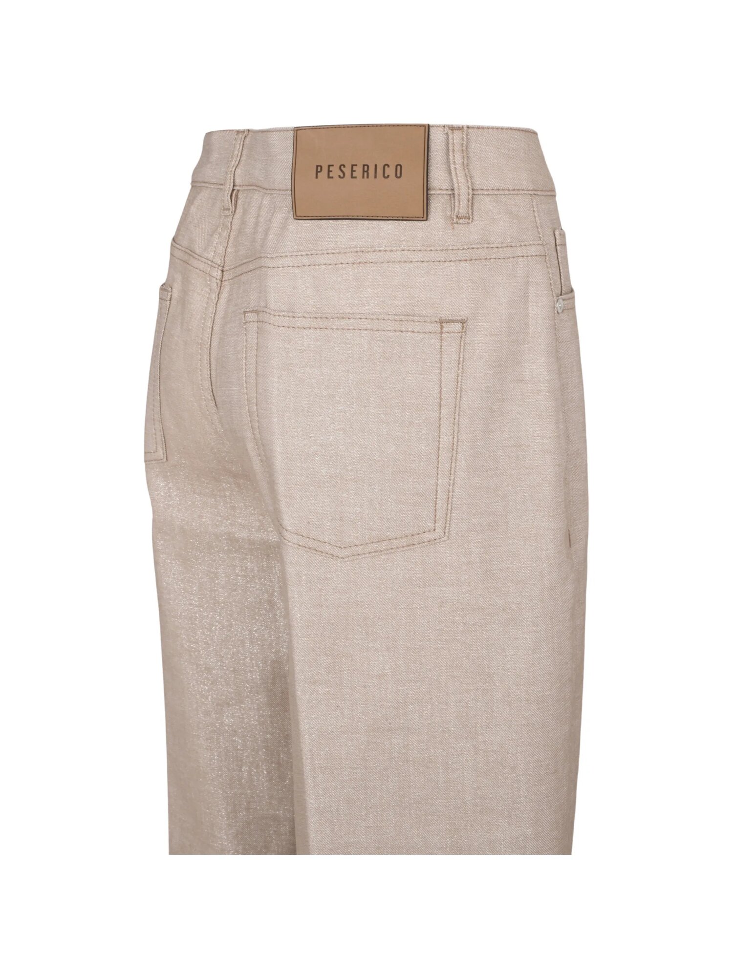 Брюки PESERICO Logo-patch trousers, размер 42, разноцветный — фото 1