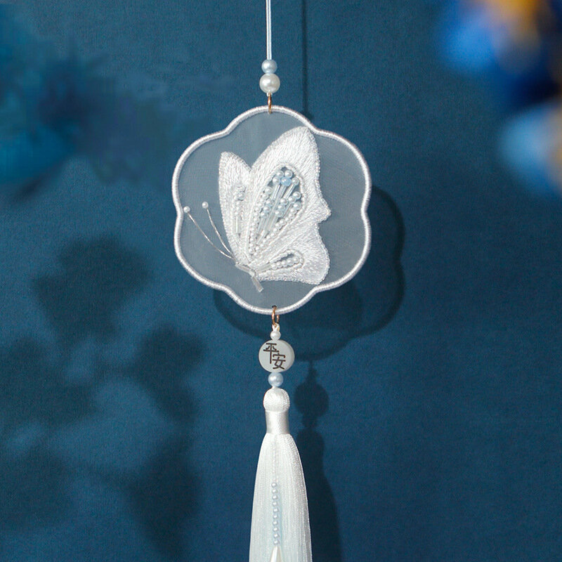 DIY ручная вышивка бабочка набор - дизайн «Butterfly Dance Starlight», без рамки, висящий элемент для авто, французская
