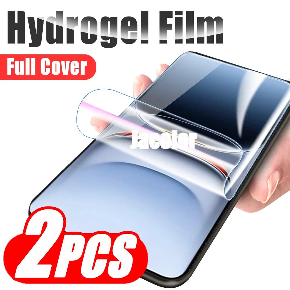2 шт. гелевая защитная пленка для экрана vivo iQOO 15 13 12 Pro, гидрогелевая защитная пленка для iQOO15 iQOO13 iQOO12Pro, мягкая пленка, не стекло