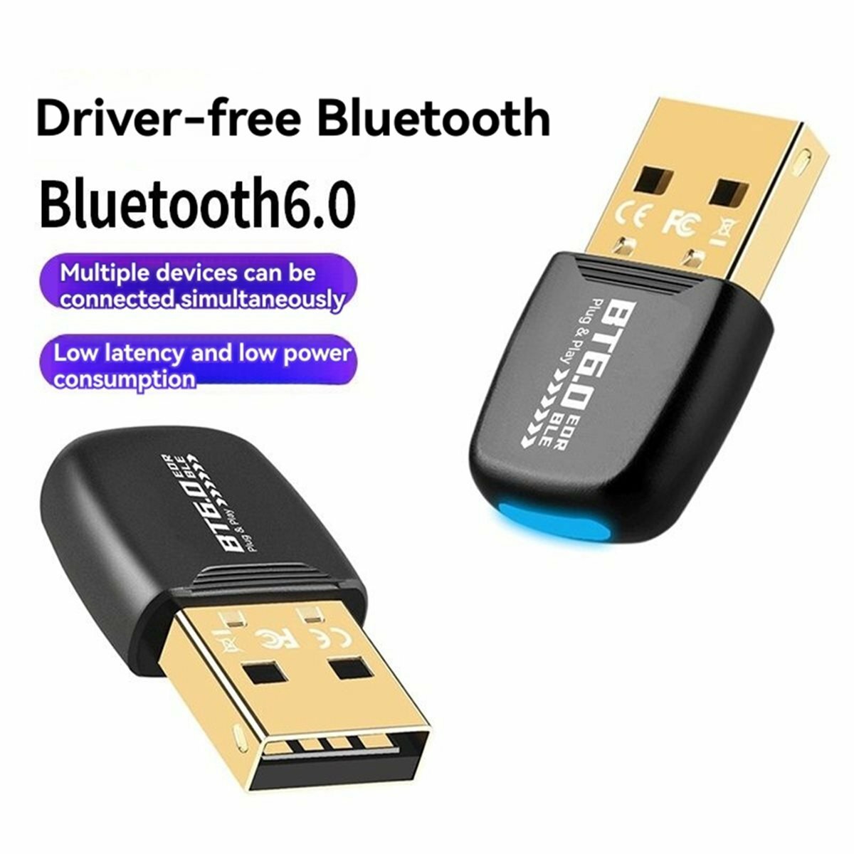 USB Bluetooth 6.0 Адаптер Аудиопередатчик — фото 1