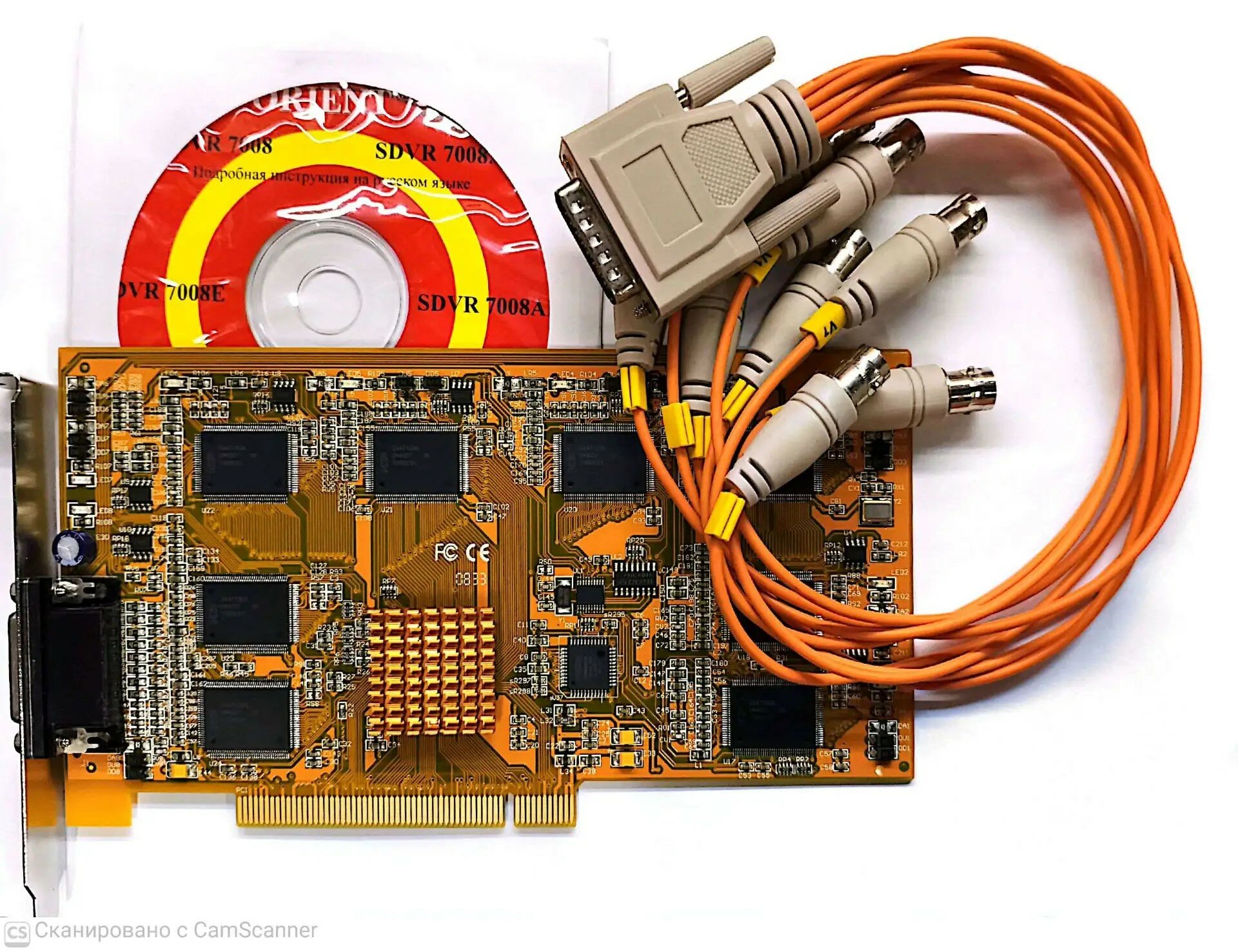 Ус-во в/набл. Orient 8-port PCI (8 Video In, 240FPS)