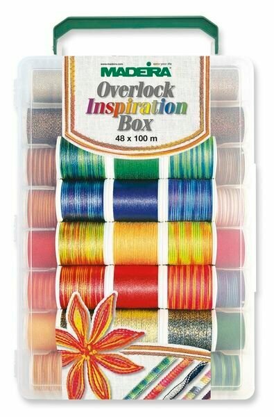 Набор ниток Overlock Cotona №4, Decora №6 и Glamour №8 Madeira