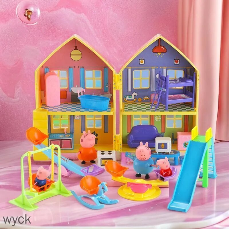 Peppa Pig Пейдж, игровой домик, набор игрушек, ABS пластик, многоцветный, унисекс