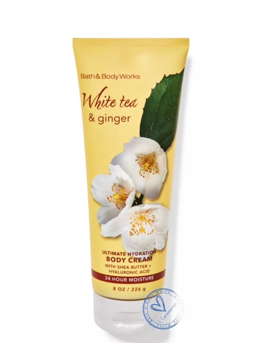 Крем для тела Bath & Body Works White Tea & Ginger