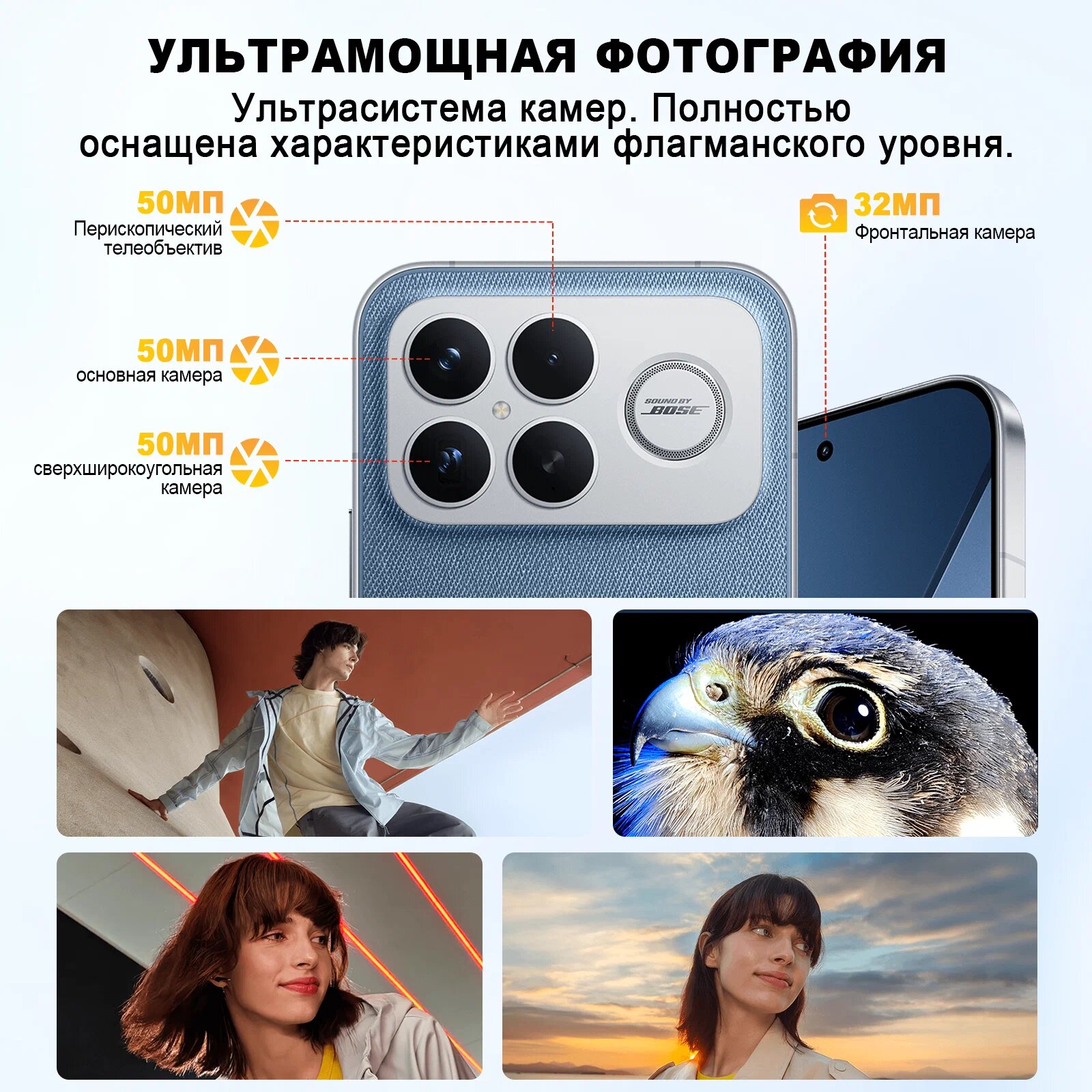 Смартфон Xiaomi Poco F8 Ultra 16+512Gb, Черный, Global, Snapdragon 8 Elite Gen 5, SIM+eSIM