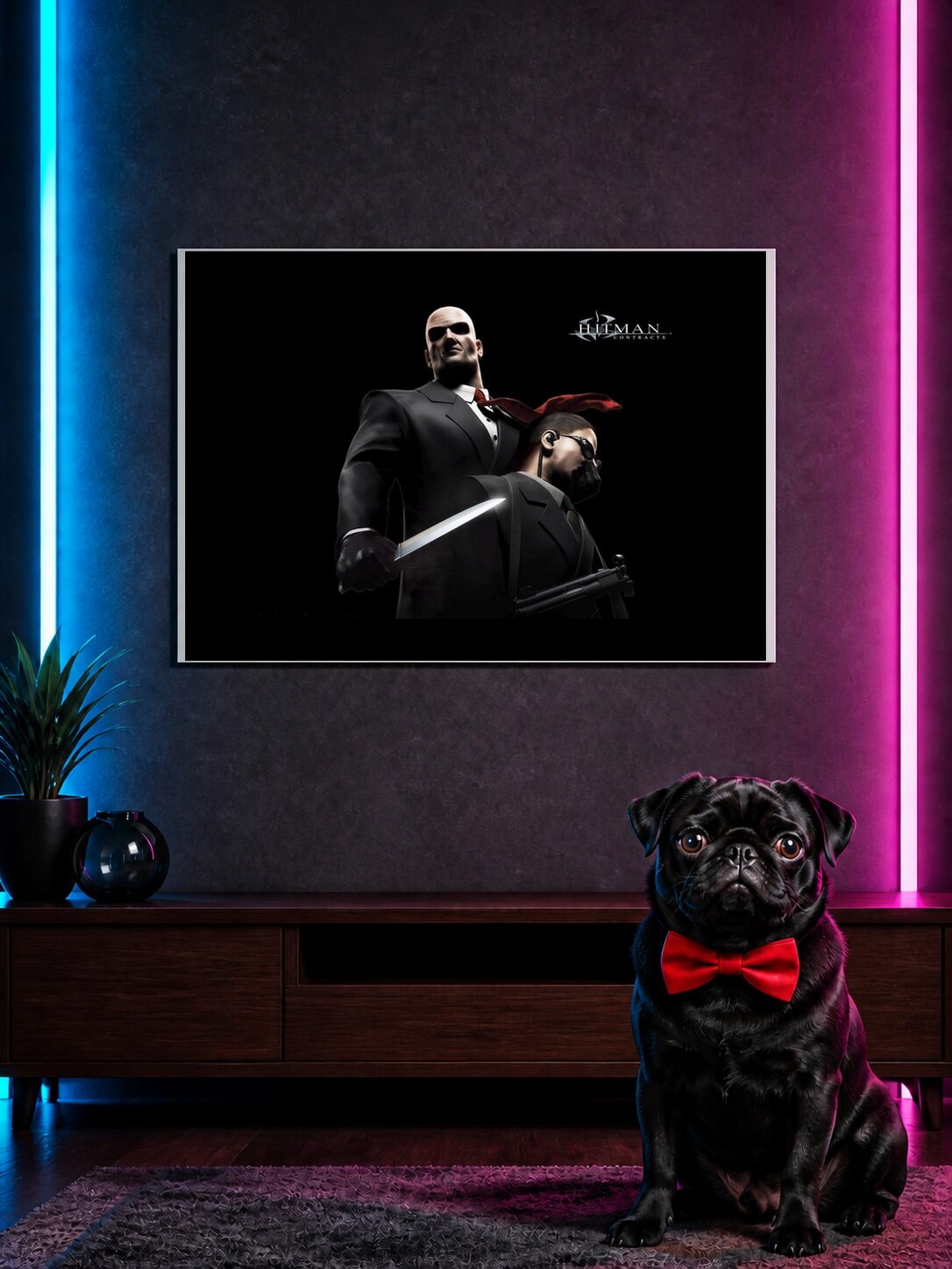 Постер Hitman Мир — культовые игровые мотивы A3