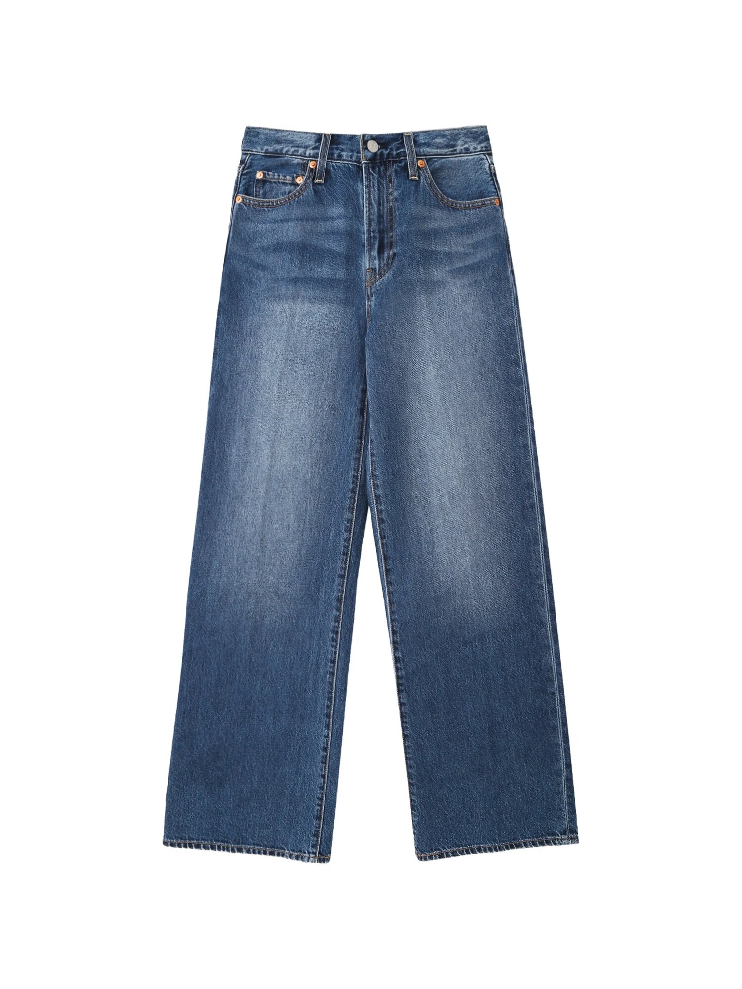 Джинсы Ribcage wide-leg jeans 