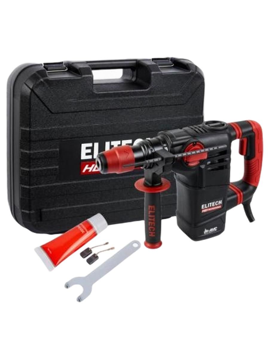 Перфоратор ELITECH HD RH1130E (E2205.018.01) SDS+, 1100Вт, 3.5Дж, 3970уд/м, кейс