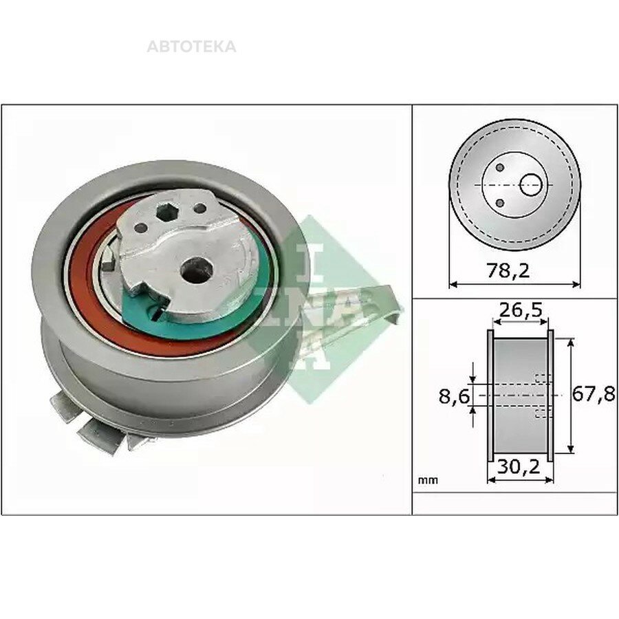 Ролик грм INA 531089410