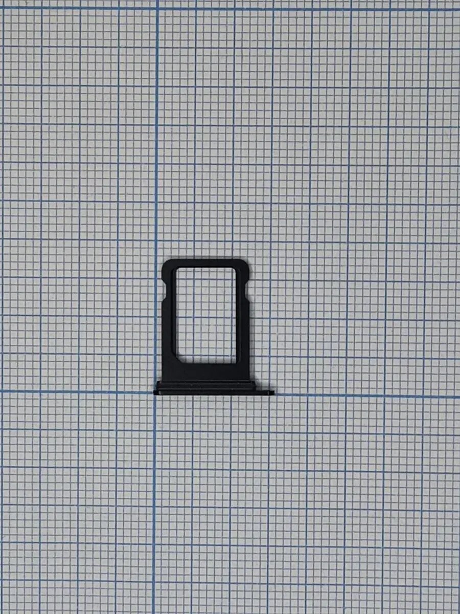 Держатель SIM-карты iPhone 13 Mini (черный) контейнер лоток слот — фото 1