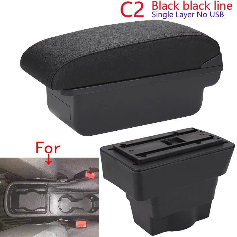 Подлокотник Opel Astra J (2012-2020) C2 Black line NO USB