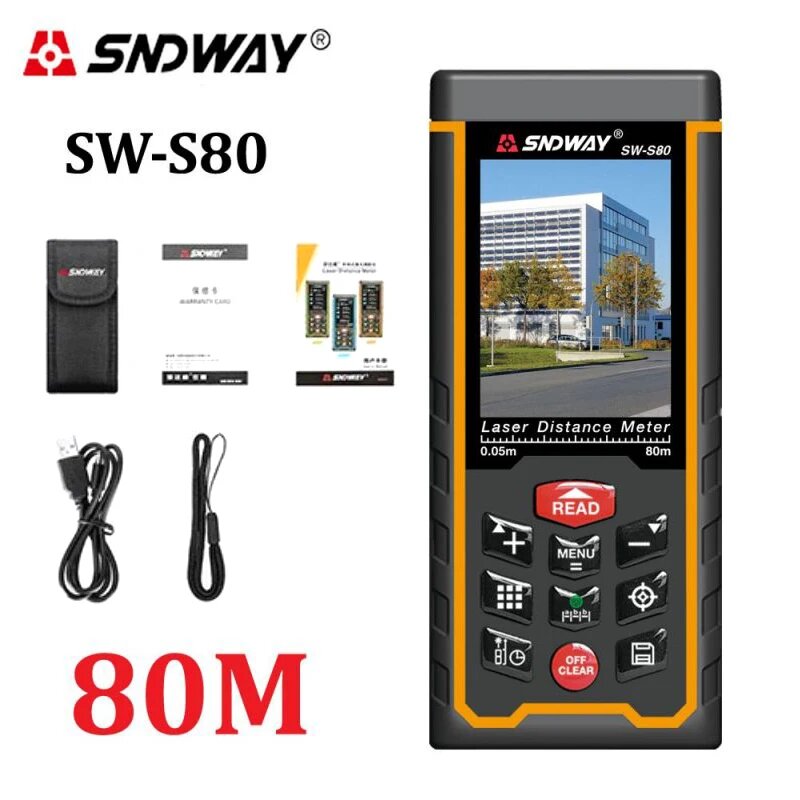 SNDWAY SW-S80 лазерный дальномер 80M
