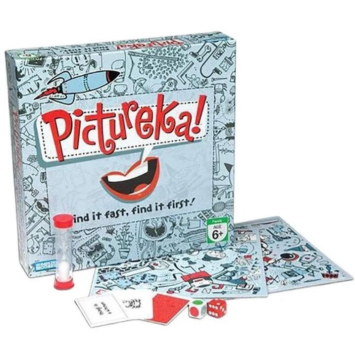 Настольная игра Pictureka! Забавная семейная карточная игра Охота на картинки