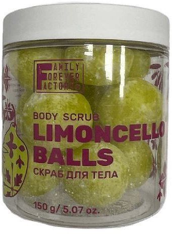 Скраб для тела LIMONCELLO BALLS Family Forever Factory, 150 г