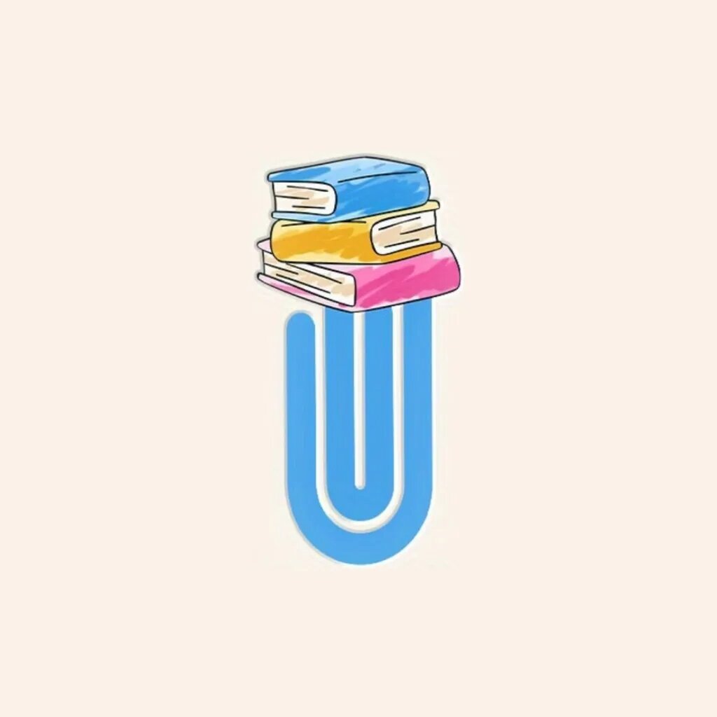 Декоративная закладка для книг Blue
