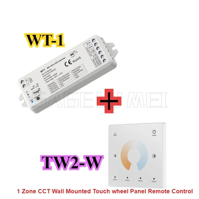 RGB-контроллер LS WT1 and RT1 RT2 TW1 DC12V-36V WT1-TW2-W