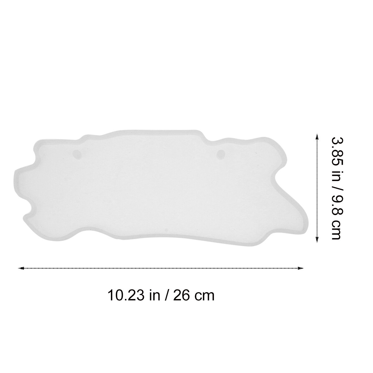 Форма Для Литья Кристаллов Белая Гибкая Силиконовая 26X9 8Cm Для Ручного Творчества