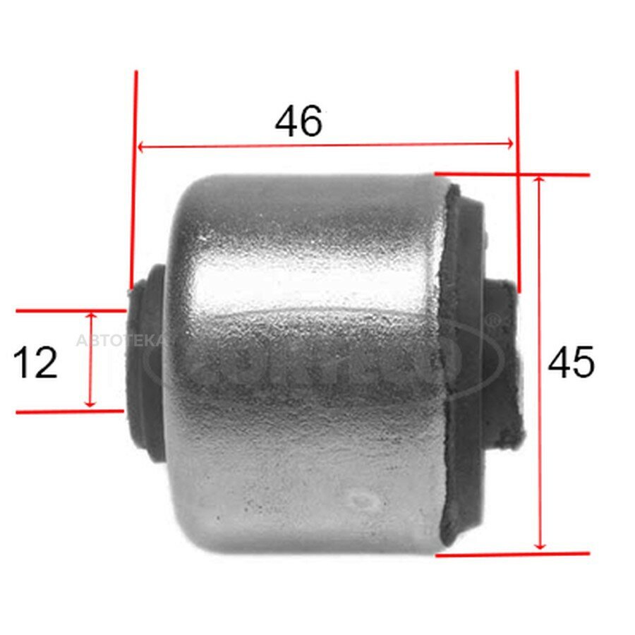 Сайлентблок рычага RENAULT MEGANE/SCENIC 88- CORTECO 21652448