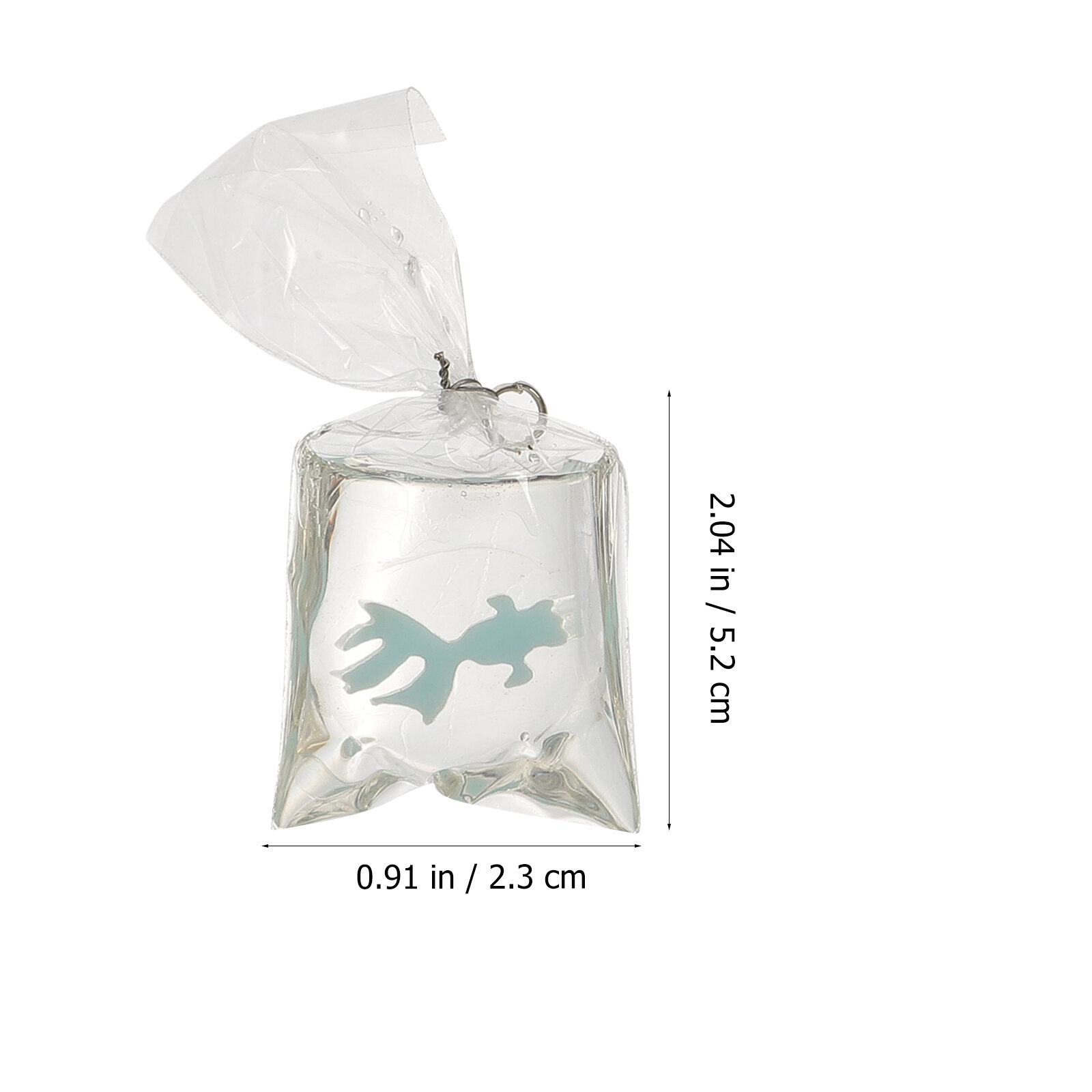 8 Штук Подвески Из Резины В Forme Рыбки Декор Для Ювелирных Изделий 5.2X2.3Cm