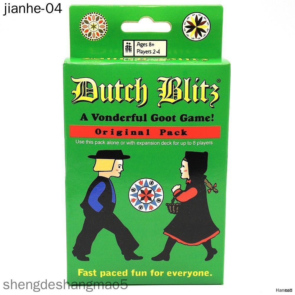 Карточная настольная игра Dutch Blitz семейная для 2-4 человек от 8 лет для дома и офиса развлечения