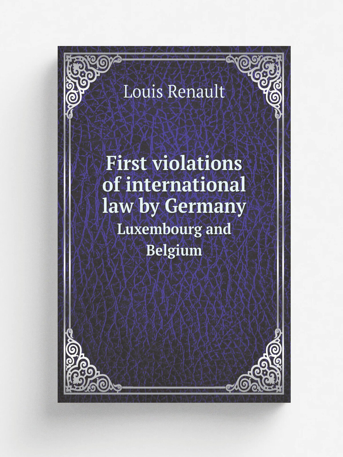 First violations of international law by Germany. Luxembourg and Belgium