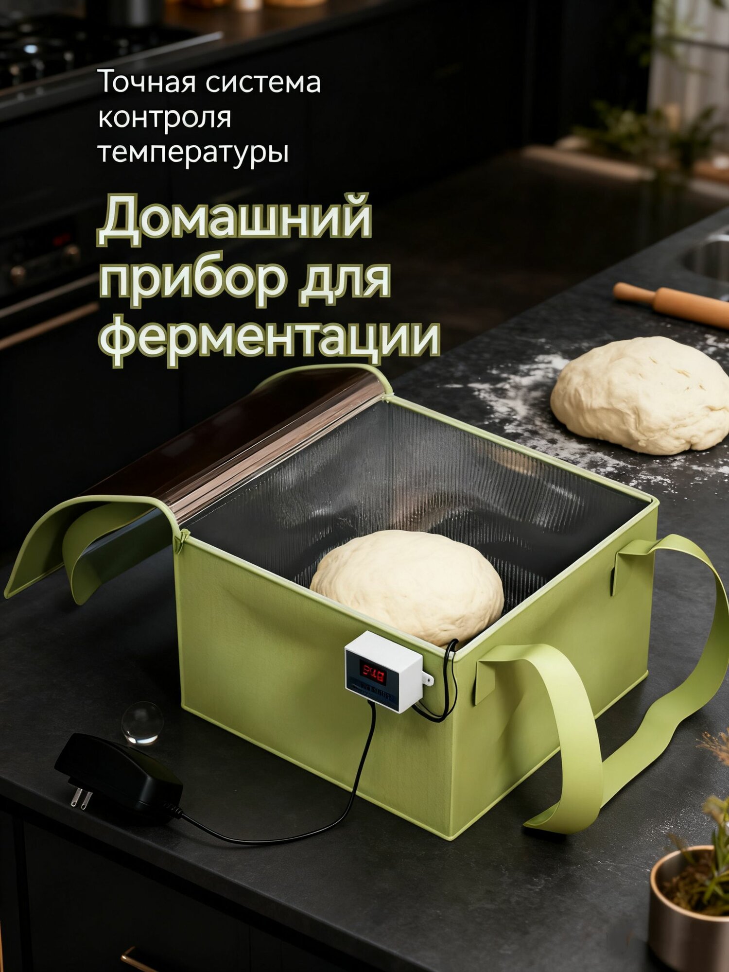 Складной многофункциональный шкаф для расстойки теста и ферментации,1 шт