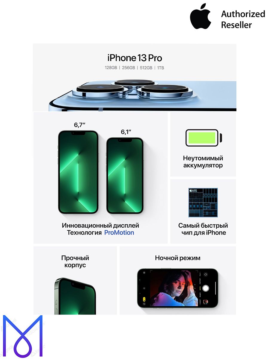 Смартфон Apple iPhone 13 Pro Max — фото 1