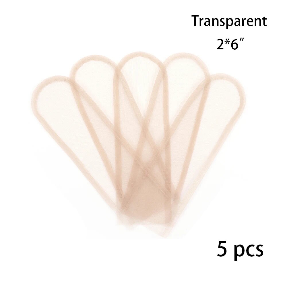 Сетки для волос Yajukai кружевные 5 шт. Transparent 2x6 5pcs
