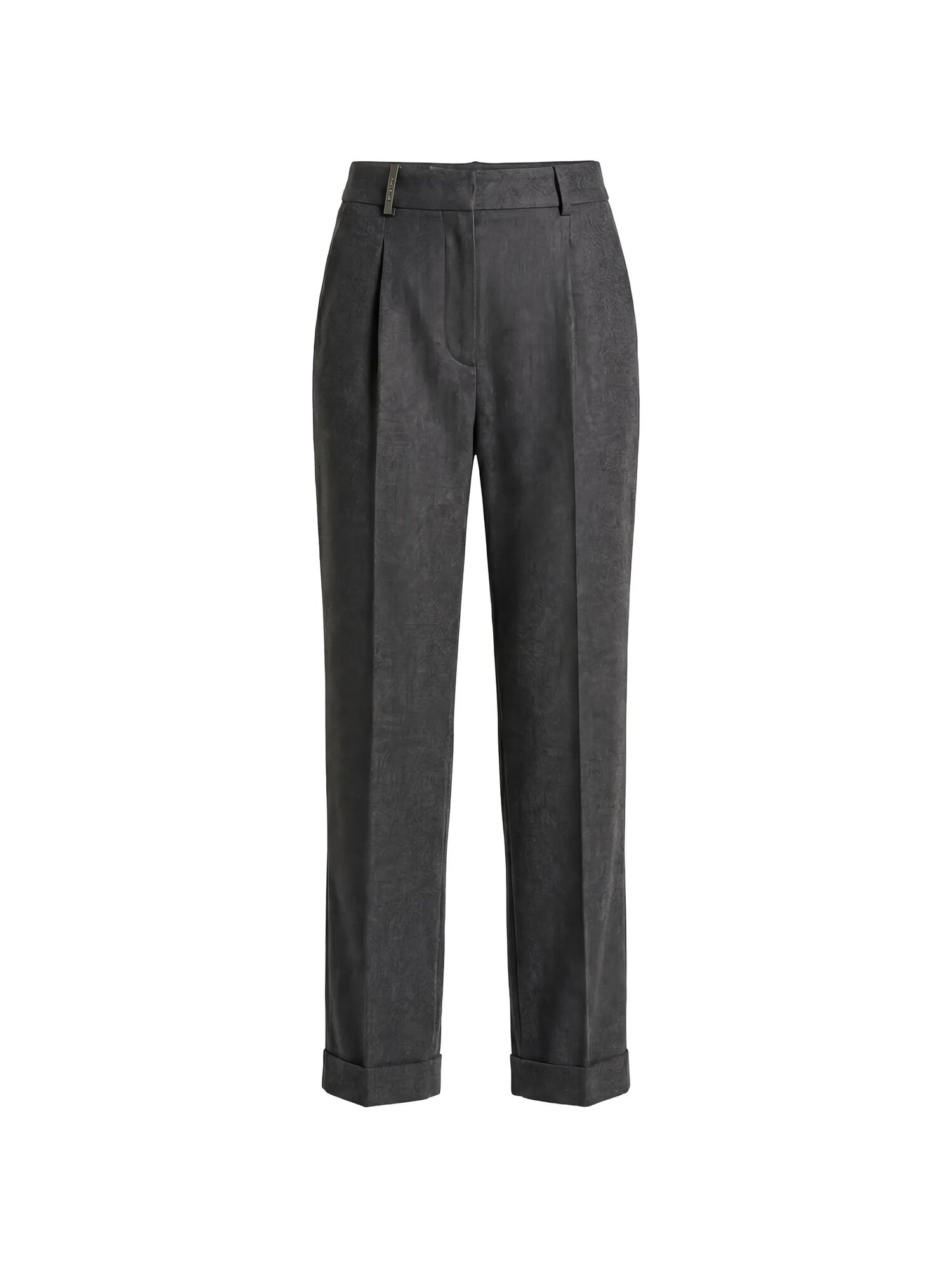 Брюки Pleated turn-up trousers