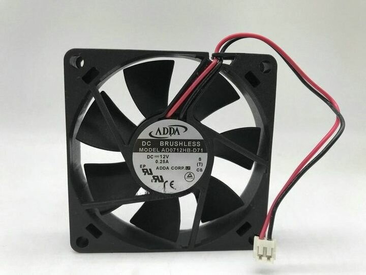 ADDA 7015 AD0712HB-D71 DC12V 0.25A 70 * 15 мм вентиляторы -