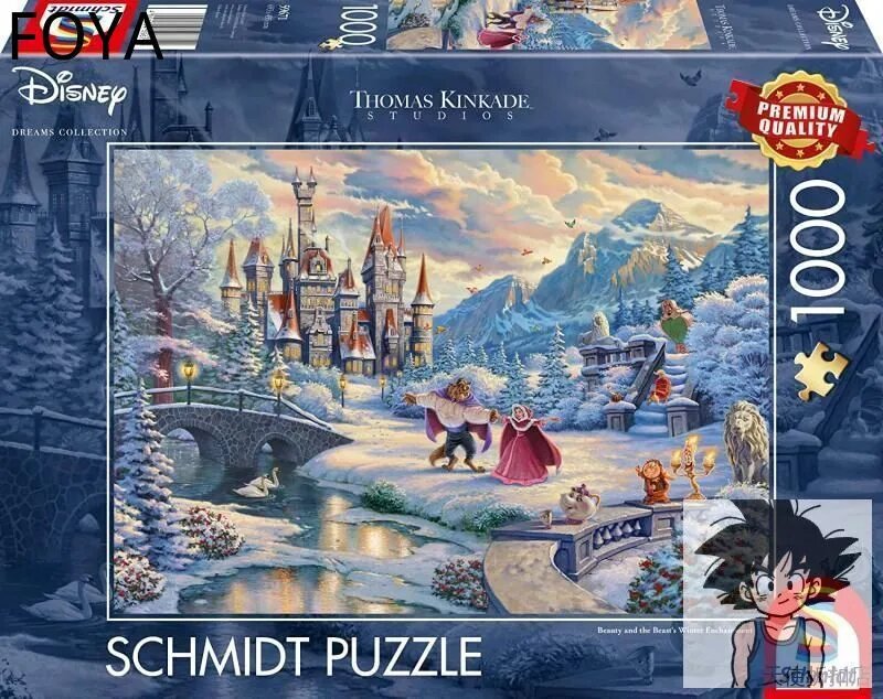 Пазл Schmidt Disney Красавица и Чудовище Зимнее очарование 1000 элементов для взрослых