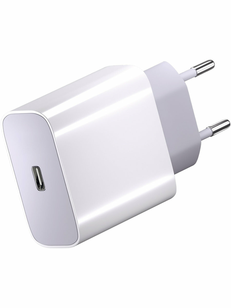 Зарядное устройство BoraSCO Wall 20 Вт USB-C Белое