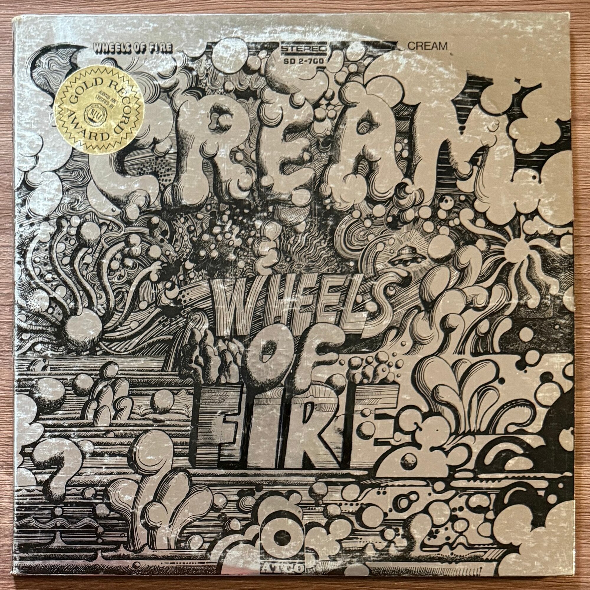 Виниловая пластинка Cream Wheels Of Fire 2LP (США 1968г.)