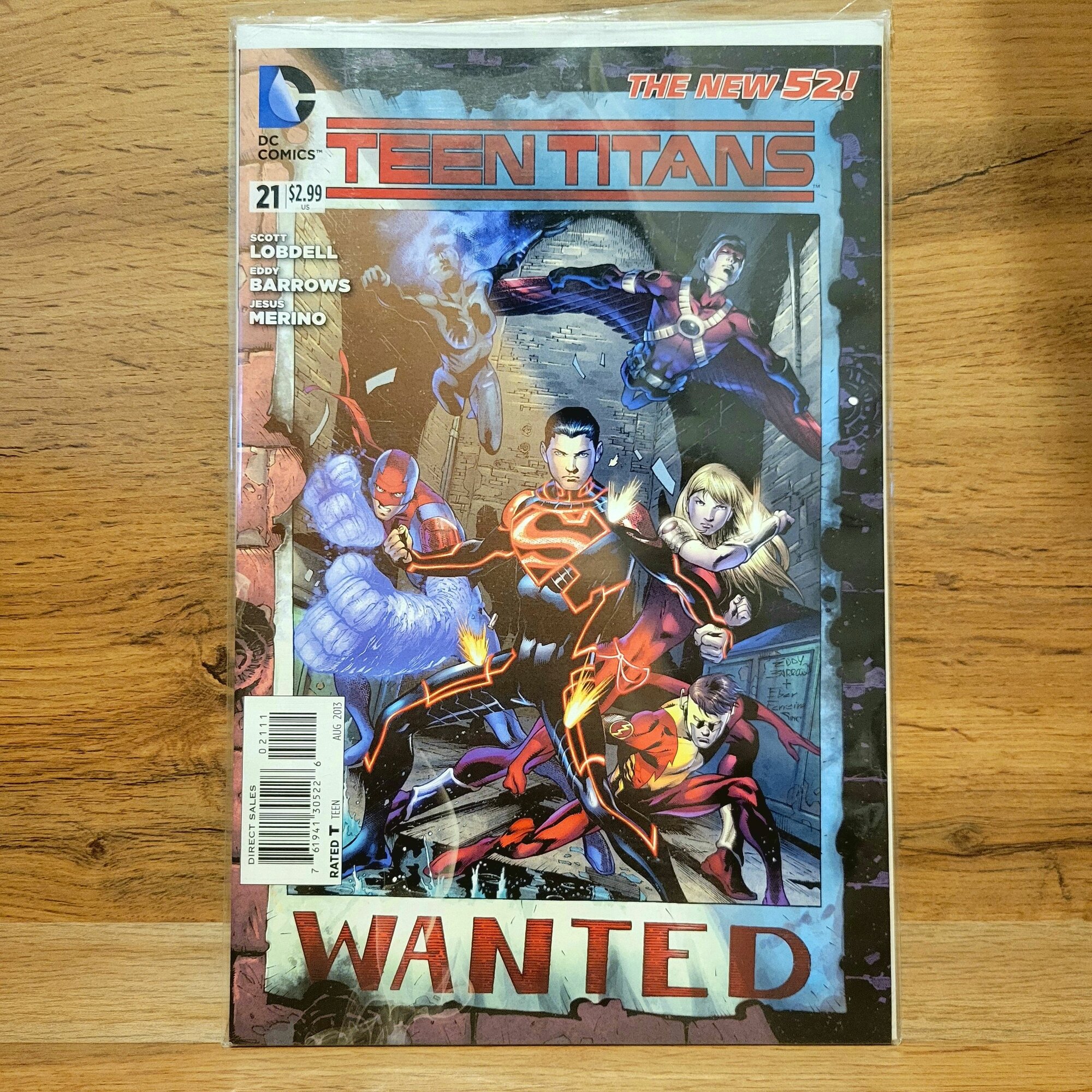 Teen Titans #21. Оригинальный Комикс.
