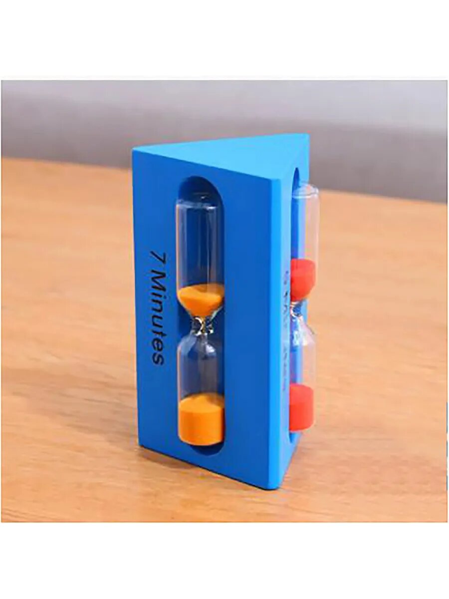 Миниатюрные деревянные песочные часы, 6x10 см