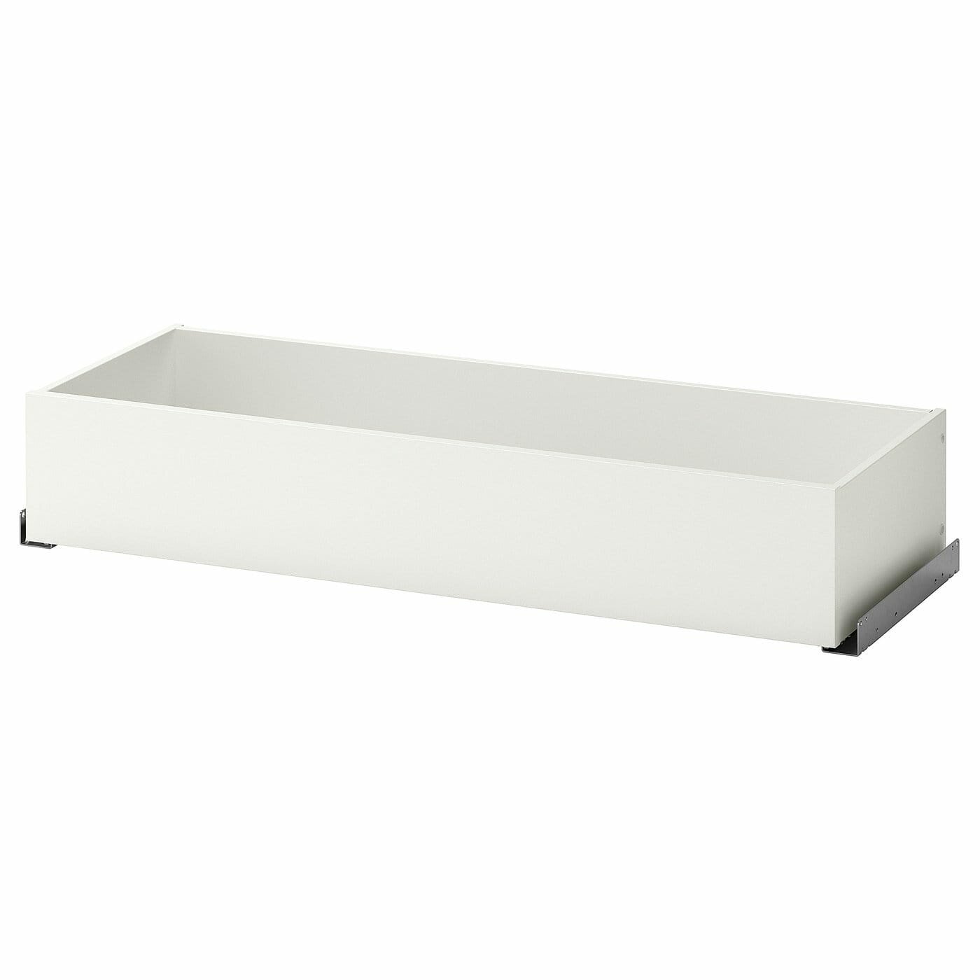 Ящик для хранения IKEA KOMPLEMENT, белый, 100x35 см 702.467.58