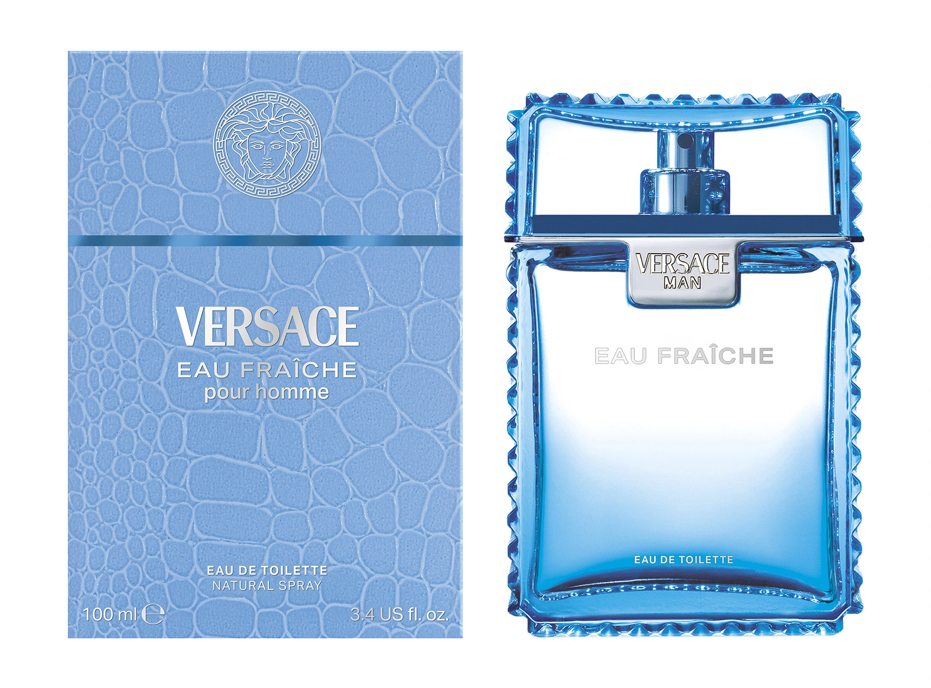 Мужская туалетная вода Versace Man Eau Fraiche 100 мл - Версаче Мен О Фреш