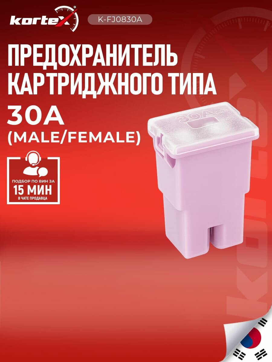 Предохранитель картриджного типа ( male/female ) 30A