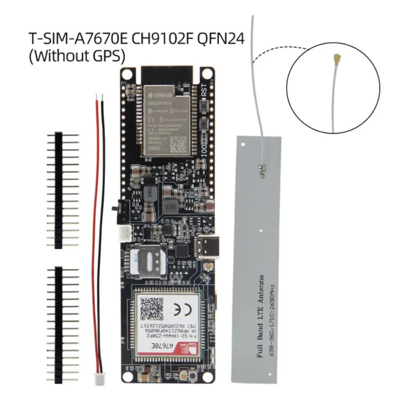 Модуль ESP32 LilyGO T-SIM A7670E/SA A7670E without GPS