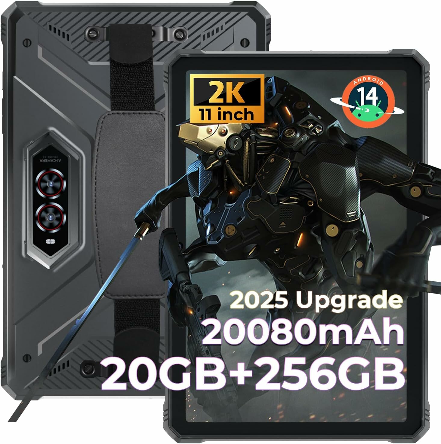 HOTWAV R9 Pro — защищенный планшет, 11 дюймов, 20080 мАч, 20 (6+14) ГБ, 256 ГБ