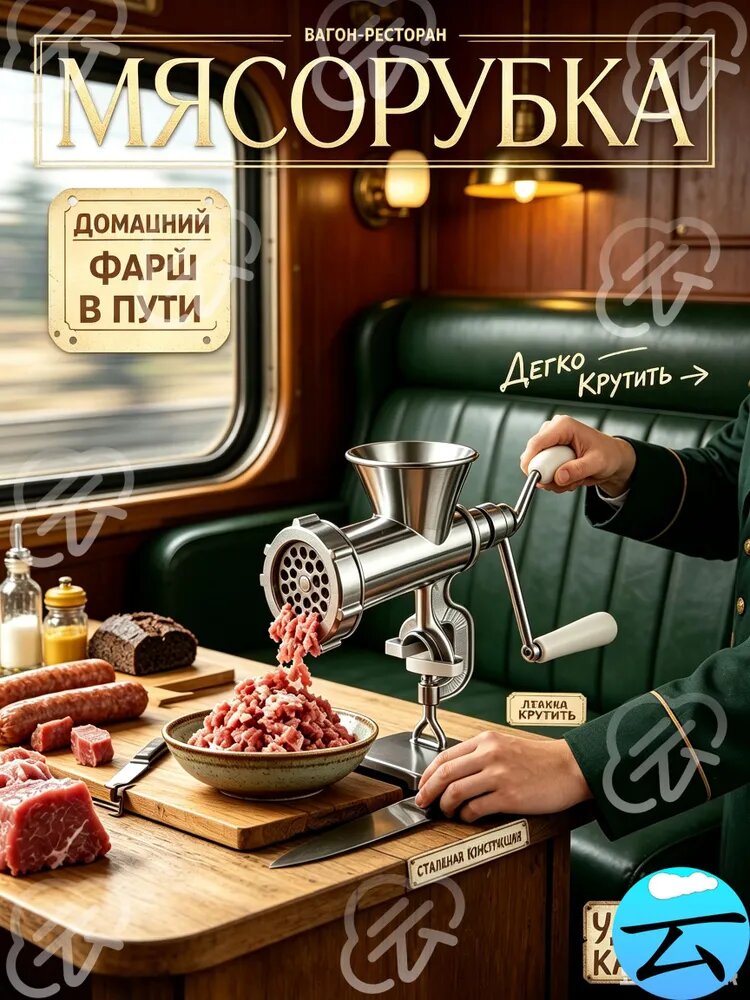 Мясорубка ручная